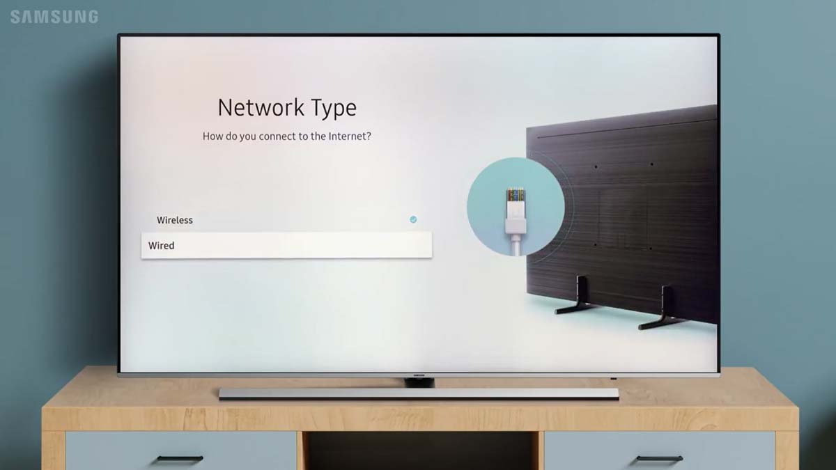 How to connect Samsung TV to Wi Fi to access internet
