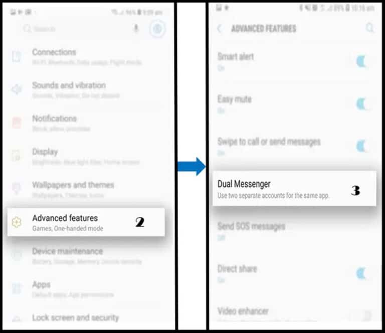 How to use dual WhatsApp in Samsung